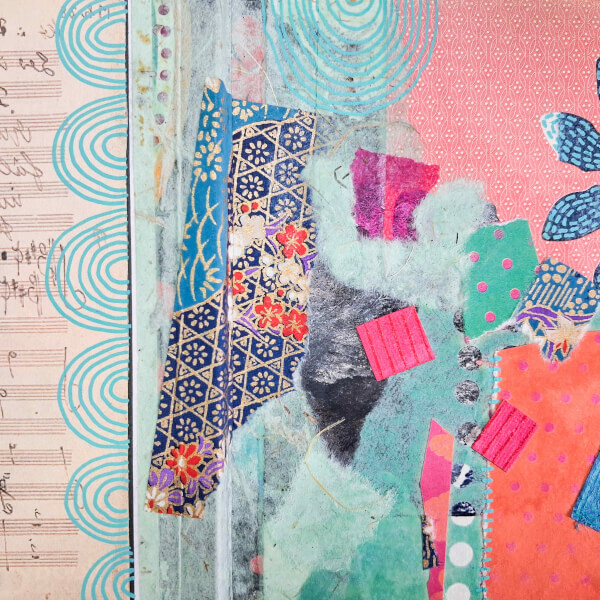 Abstract Play Collage and Mixed Media Workshop Sheffield | ClassBento