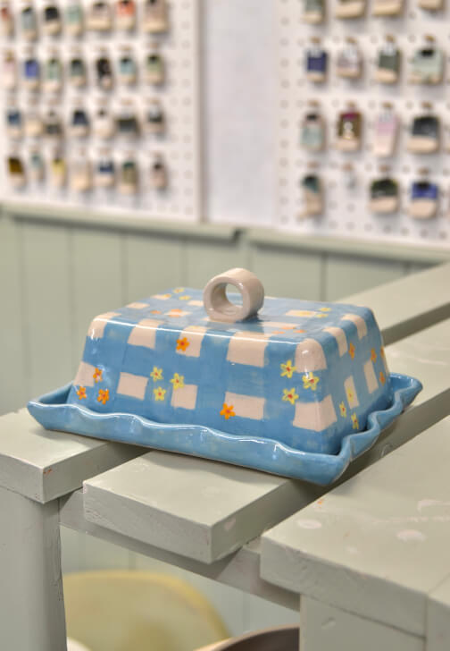 Hand Built Ceramic Butter Dish Workshop Atherstone on Stour | ClassBento
