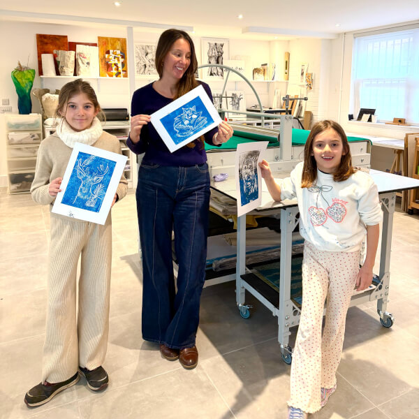 Mother's Day Linocut Printing Workshop London | ClassBento