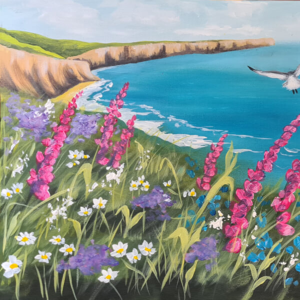 Paint and Sip Class - Brush Party with Sarah - Banbury Banbury | ClassBento